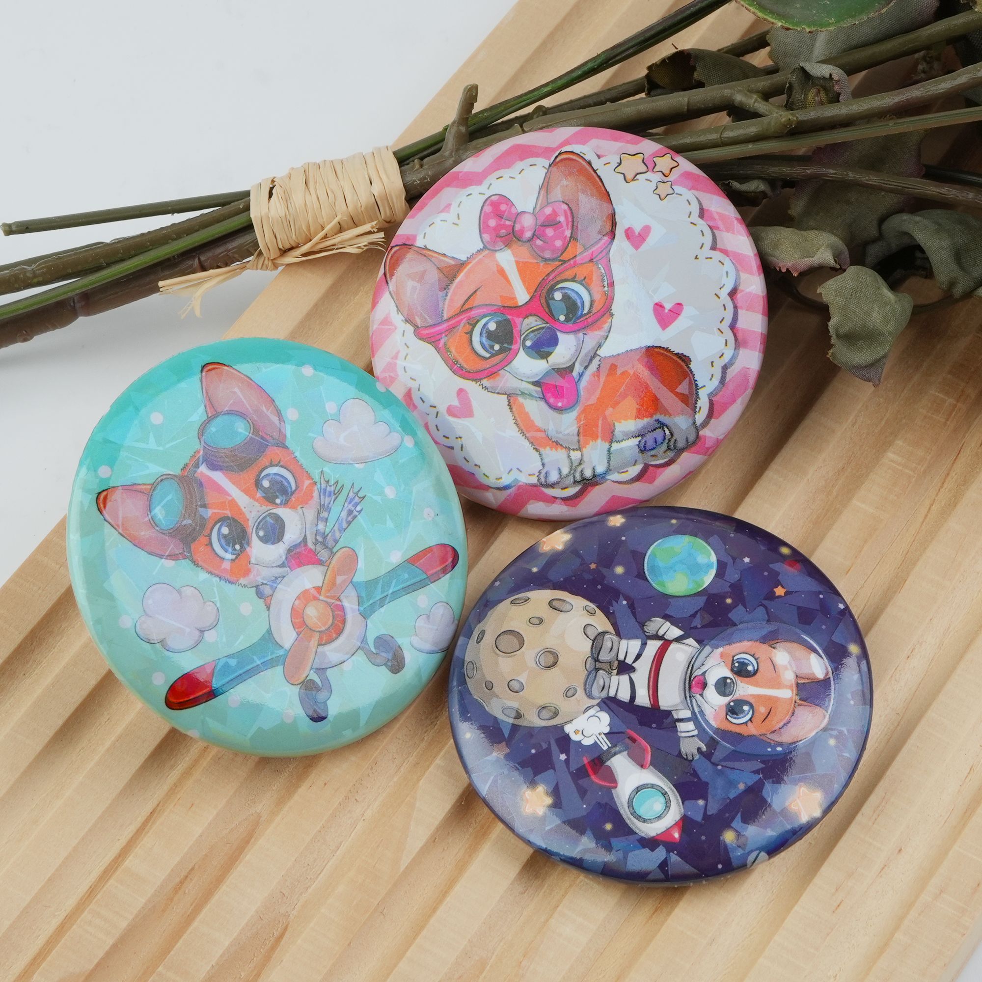 Holographic Pin Back Button | OEM Manufacturer of Wholesale Durable ...