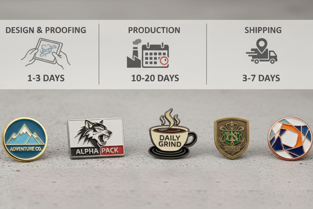 What Is The Typical Turnaround Time For Custom Logo Lapel Pins ...