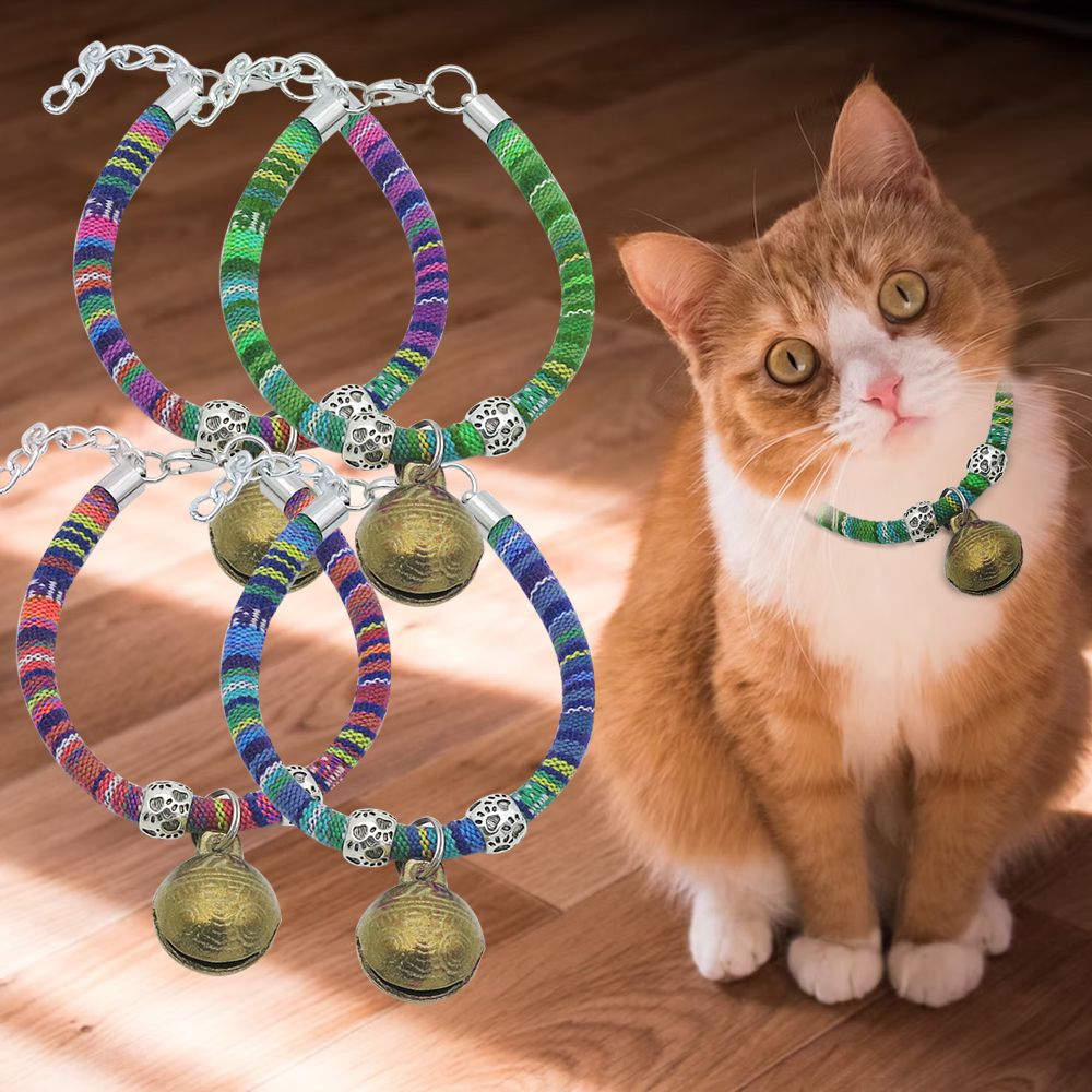 Grosir Tali Leher Kucing | Produsen OEM dari Kalung Kucing Rajutan Tali