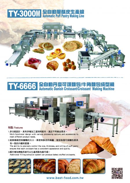 Automatic Puff Pastry Machine | Efficient Stuffed Bread Making Machine ...