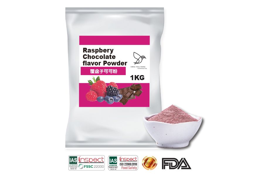 Berry Fruit Chocolate Flavor Powder - Raspberry With Chocolate Flavor ...