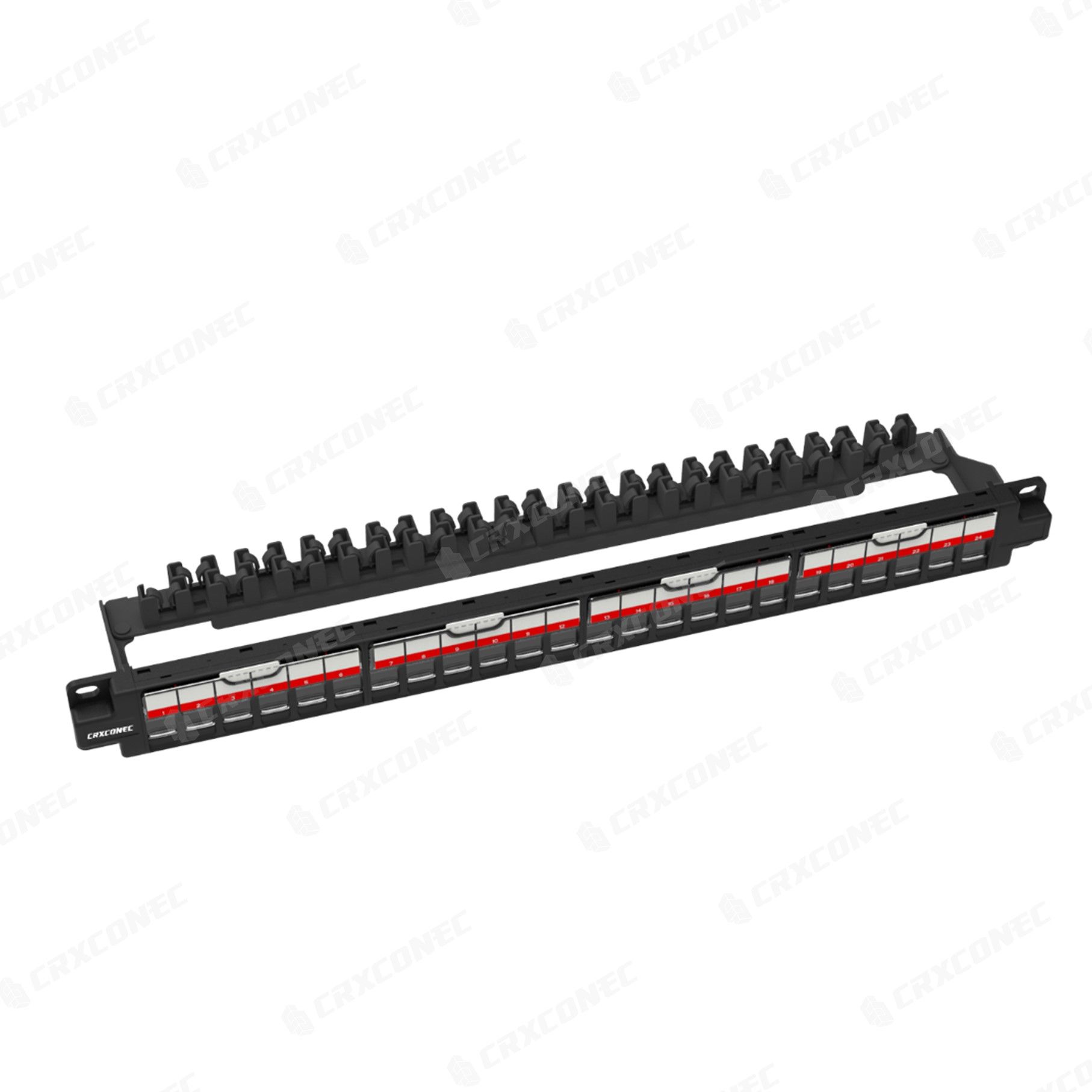 1U 24 Port Blank RJ45 Keystone Patch Panel | Advanced Fiber Cabling ...