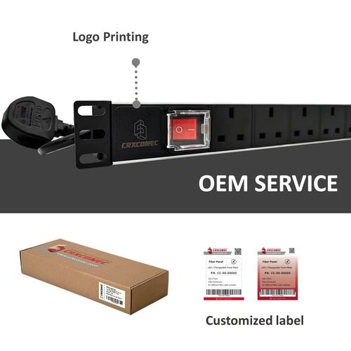 6-Way 13A UK PDU Power Distribution Unit | Advanced Fiber Cabling ...