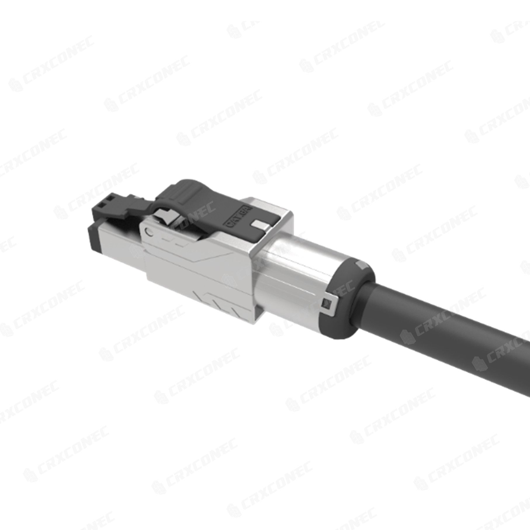Toolless Industrial RJ45 Connector 7.5mm- 9.5mm For 10 gigabit Ethernet ...