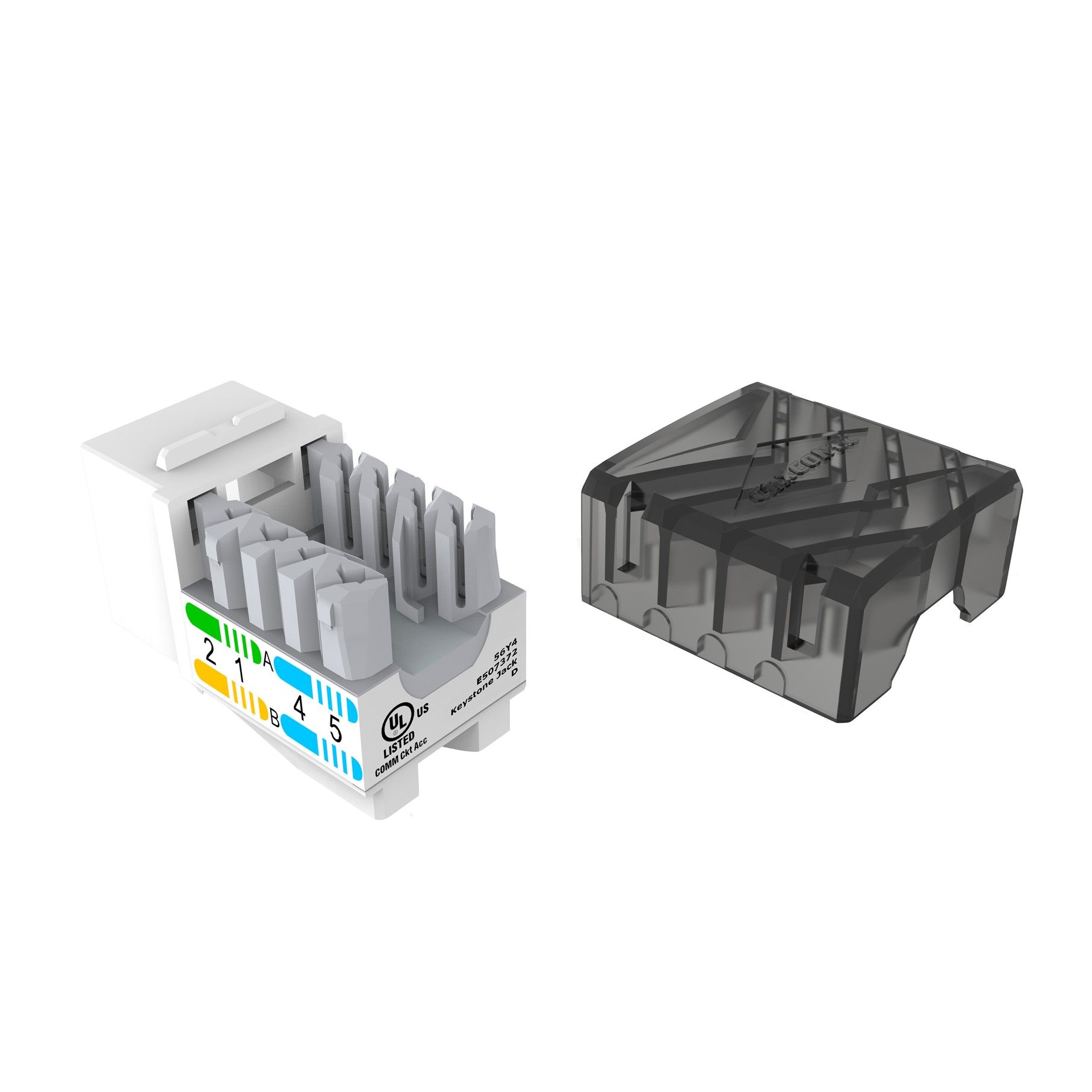 CAT5E unshielded RJ45 Keystone Jack | Advanced Fiber Cabling & Data ...