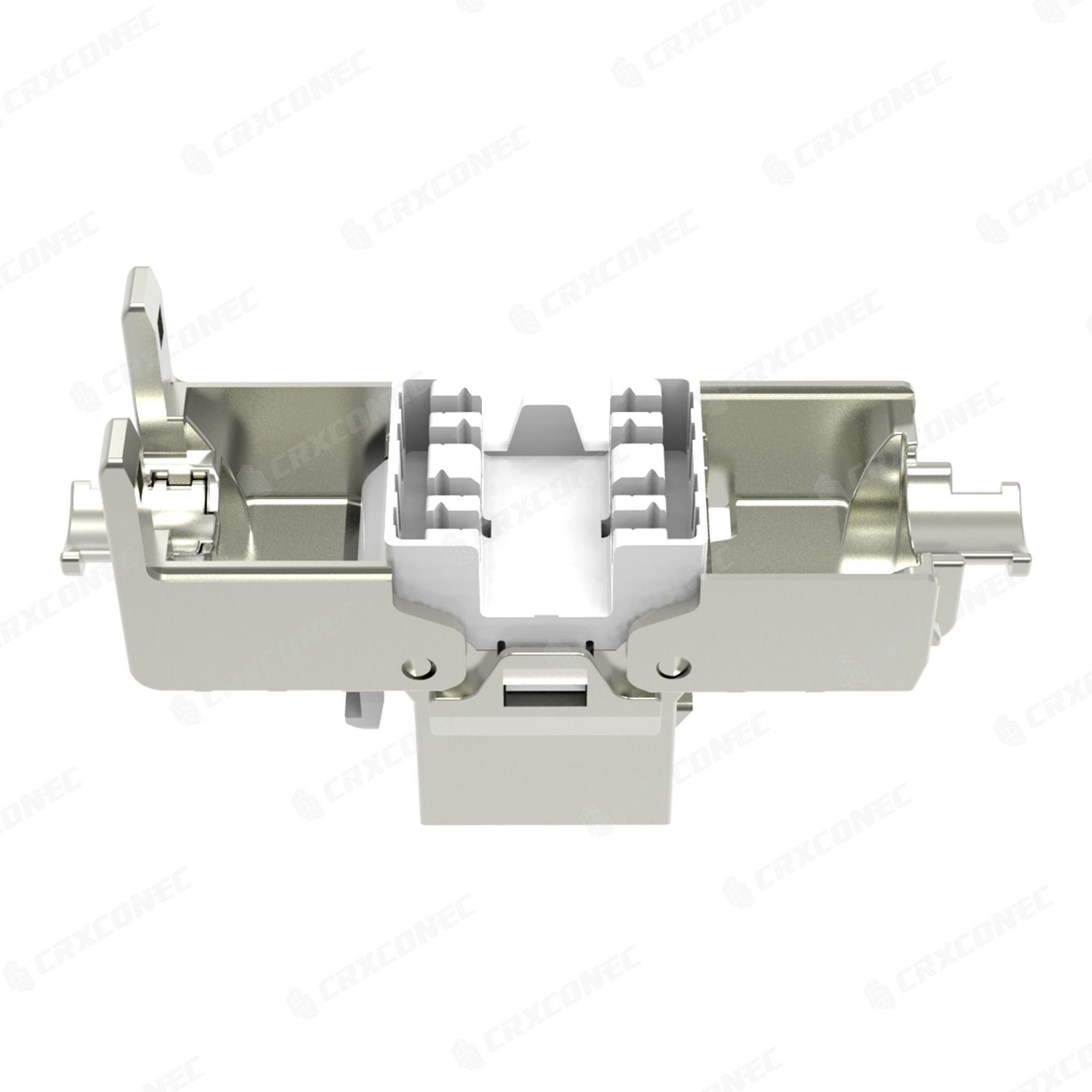 4PPoE Cat6A Linear STP Toolless RJ45 Keystone Jack With Shutter ...