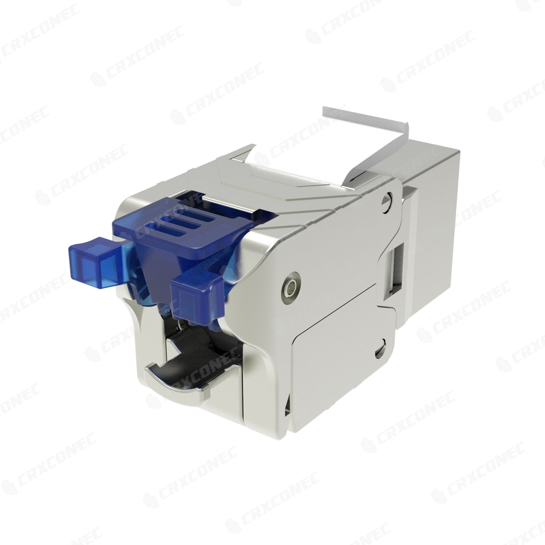 Linear 4PPoE Shielded Cat6 Toolless Keystone Jack with Cable-Clamper ...