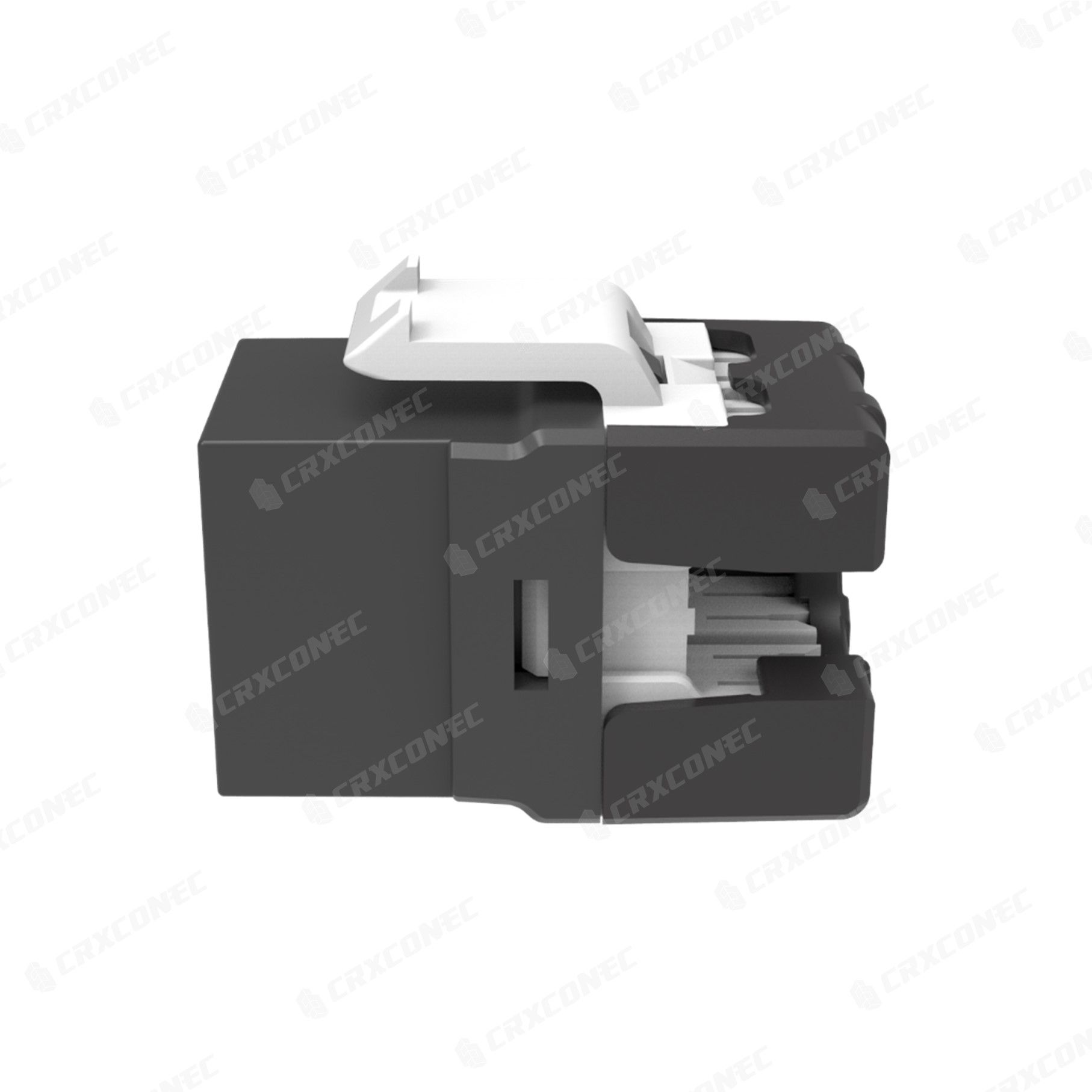 Cat.6A UTP 180 Shuttered Degree Punch Down Keystone Jack | Advanced Fiber Cabling & Data Center ...