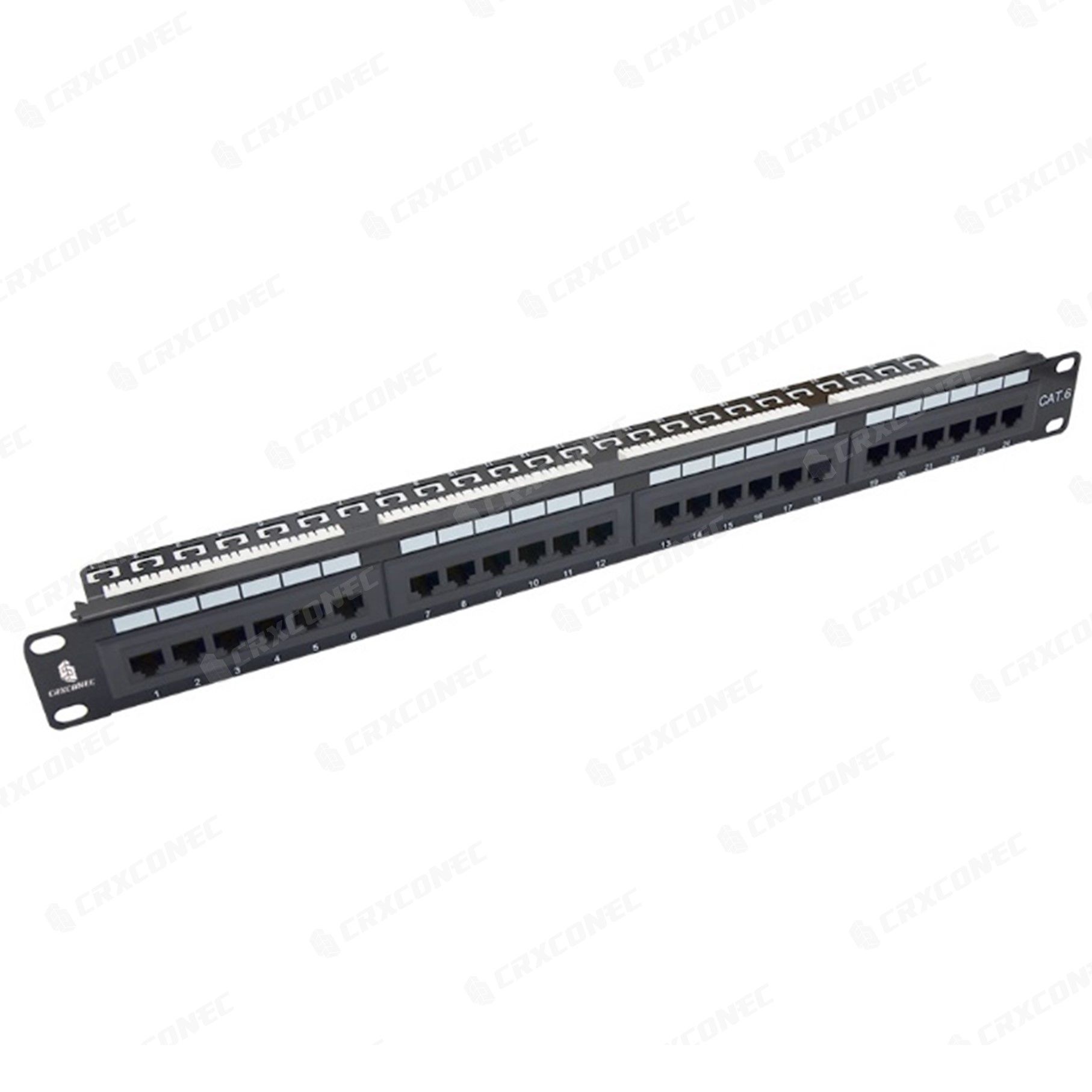 Rack mount flat 1RU Cat6 UTP 24 port punch down panel | Advanced Fiber ...