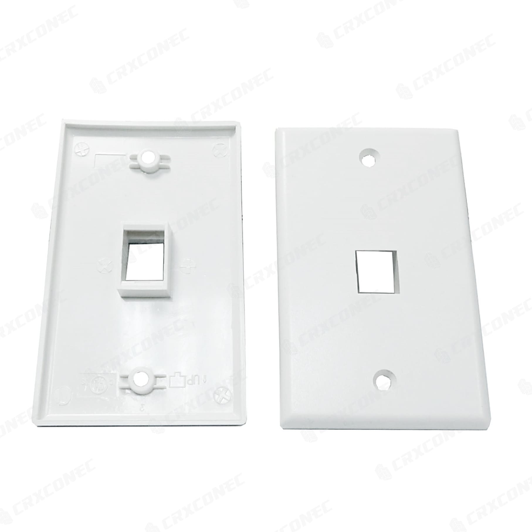 American Style 1 Port Faceplate RJ45 Frame 114*70MM | Advanced Fiber ...