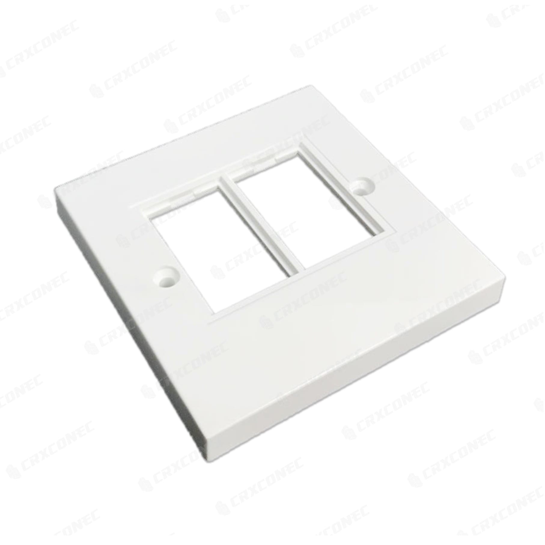 LJ6C British Style Snap-In 2 Port Faceplate RJ45 Frame 86*86MM ...