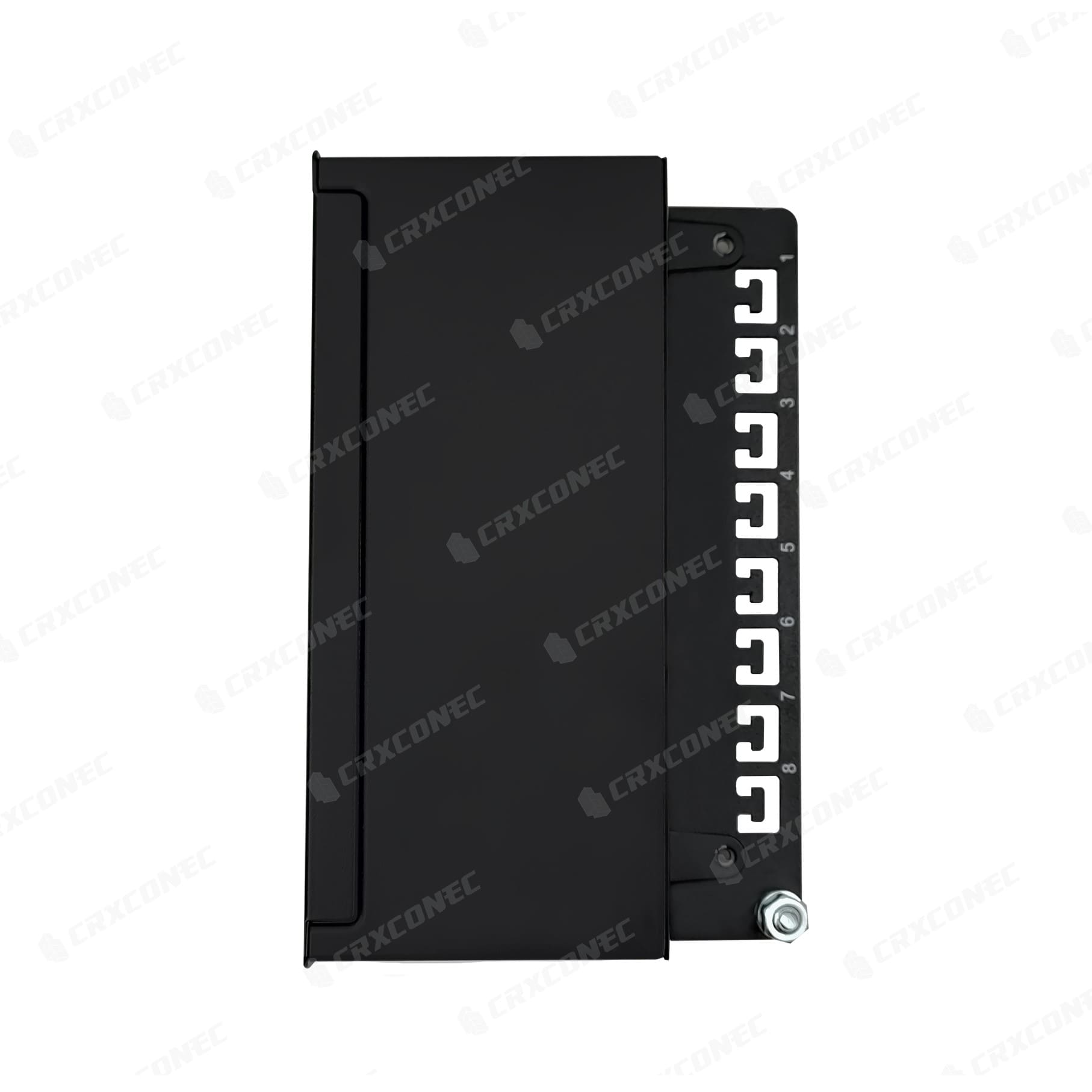 8 Port Cat.6A STP 90° Punch Down Surface Mount Box | Advanced Fiber ...