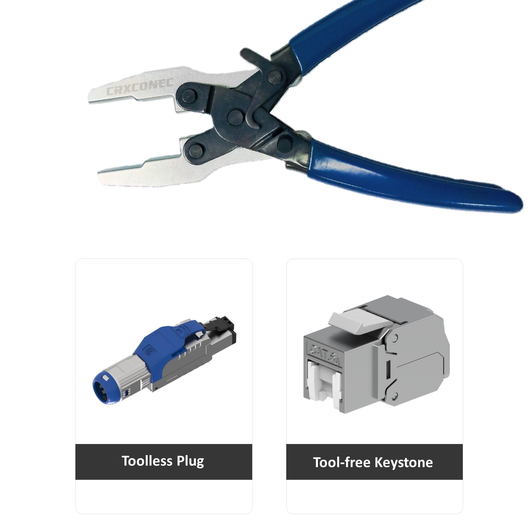 Easy Pressing Tool For Toolless Plug & Keystone Jack | Advanced Fiber ...