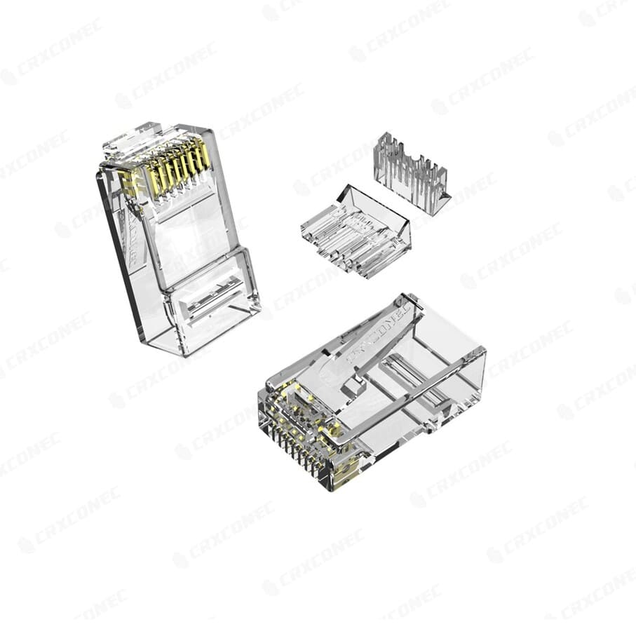 Cat6A UTP RJ45 Connector With Insert 5 Up / 3 Down | Advanced Fiber ...