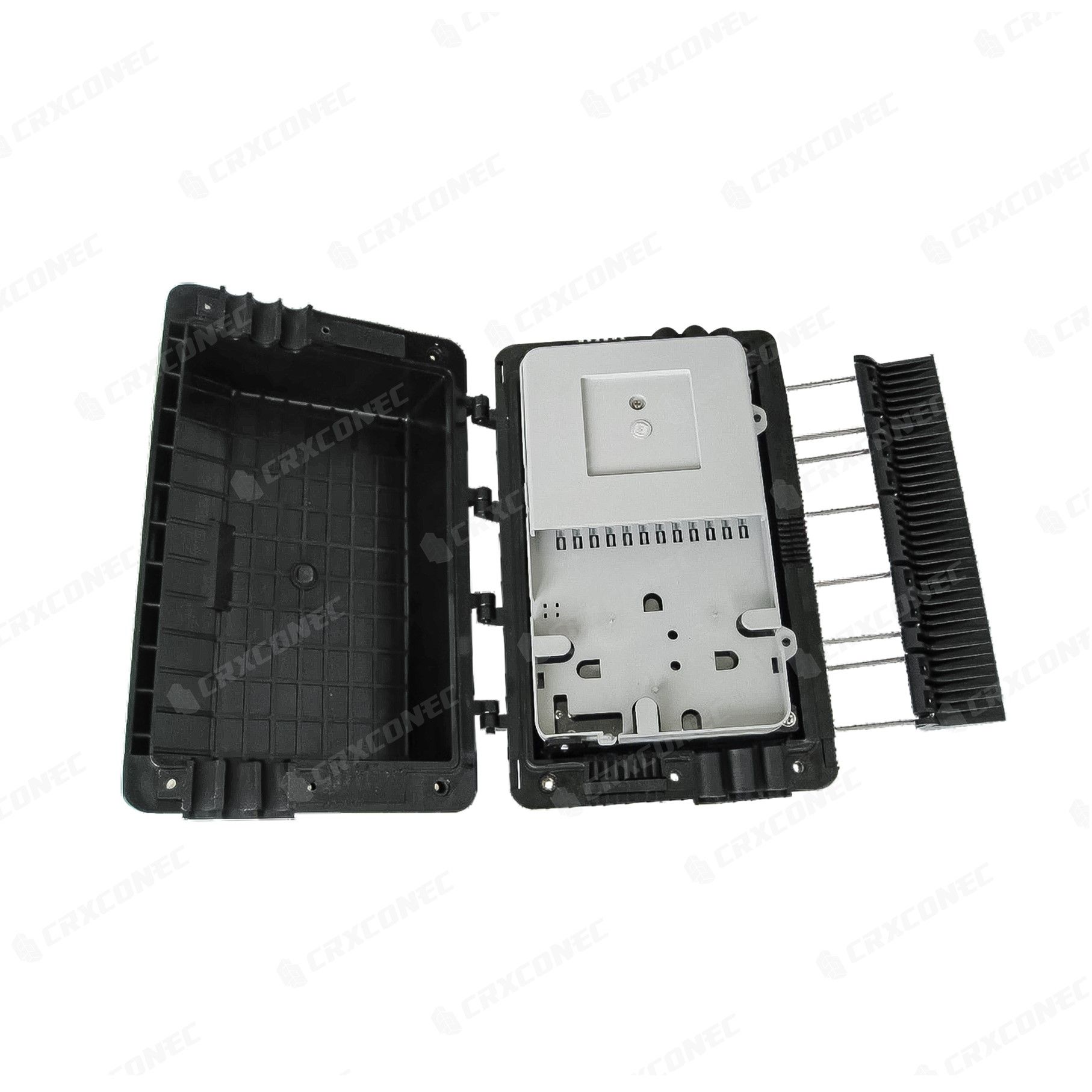 FTTH กล่องเชื่อมไฟเบอร์แบบ Inline 48 Core แบบปิดผนึกทางกล Type ...