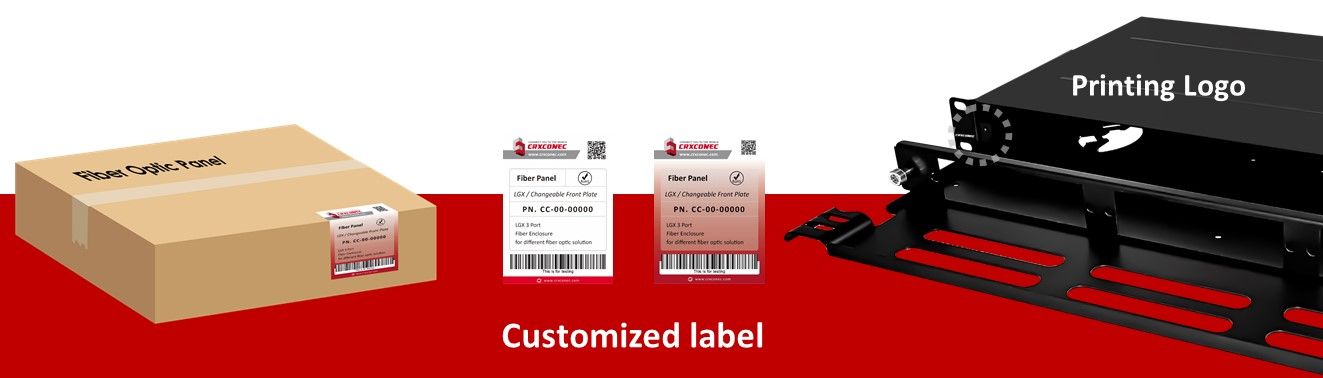 Multi functions LGX 1U Fiber Drawer Rack Mount Panel With Support Bar ...