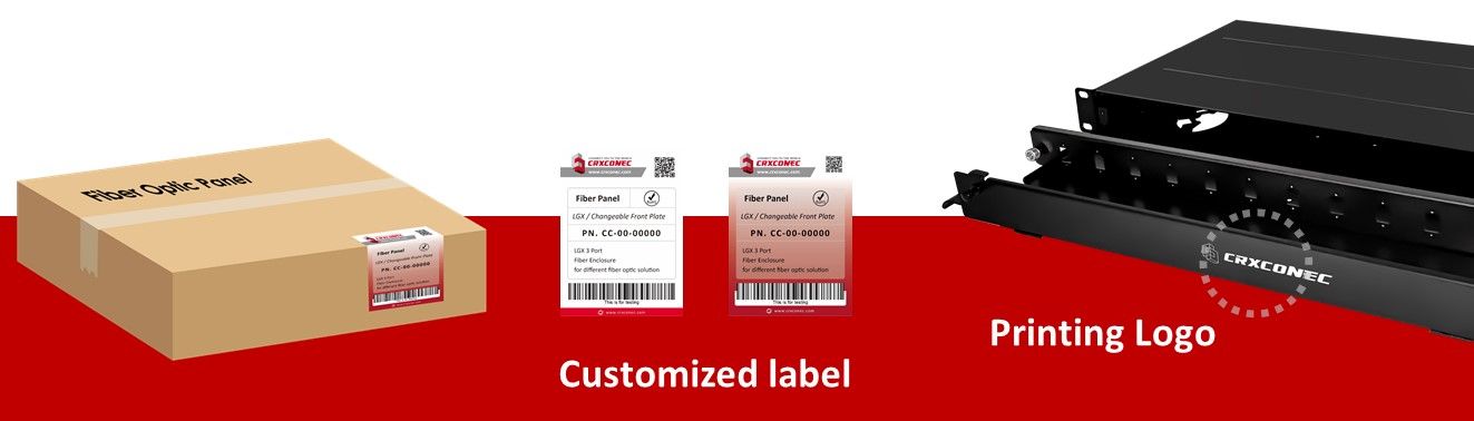 MF Series Versatile 24 Port Fiber Drawer Panel With Front Door Support ...