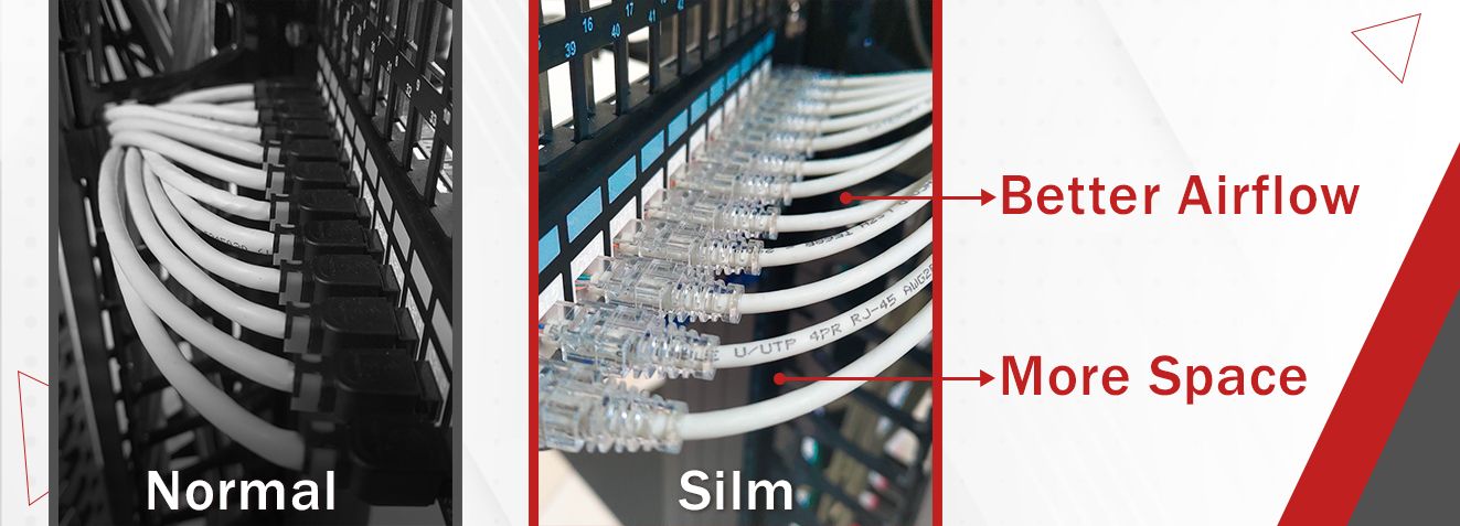Cat6 Snagless Unshielded UTP 28 AWG Slim Patch Cord | Advanced Fiber ...