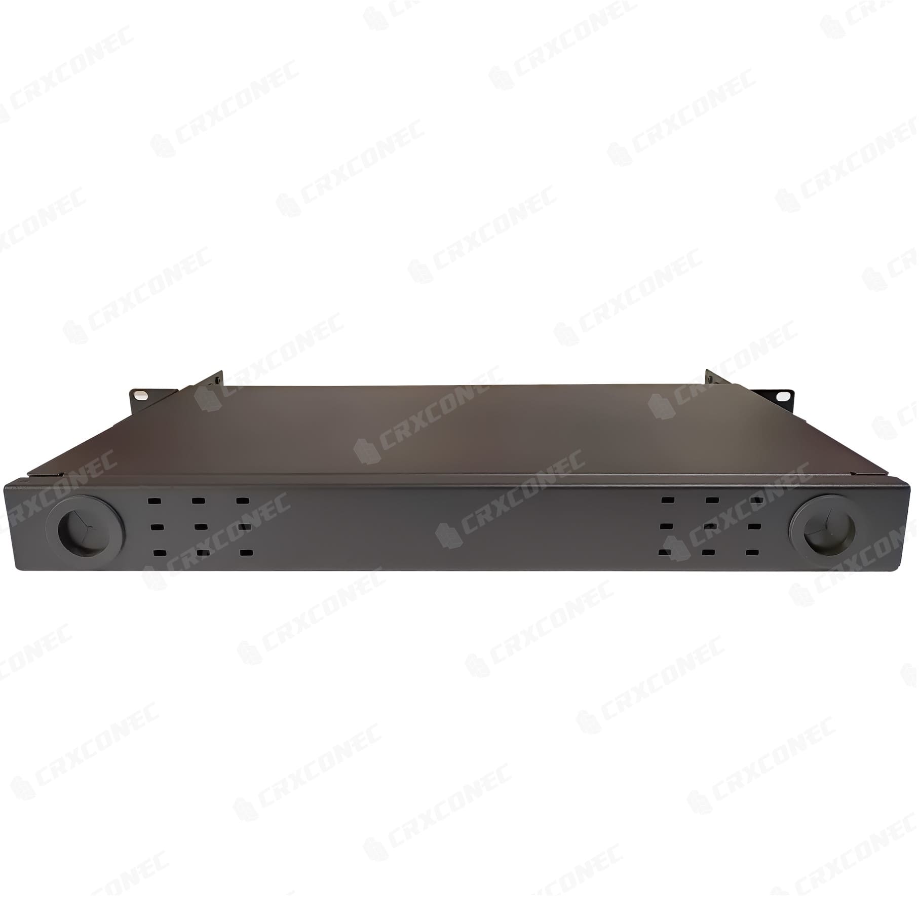 1U 24 Staggered Port Fixed Type Fiber Optic Rack Panel | Advanced Fiber ...