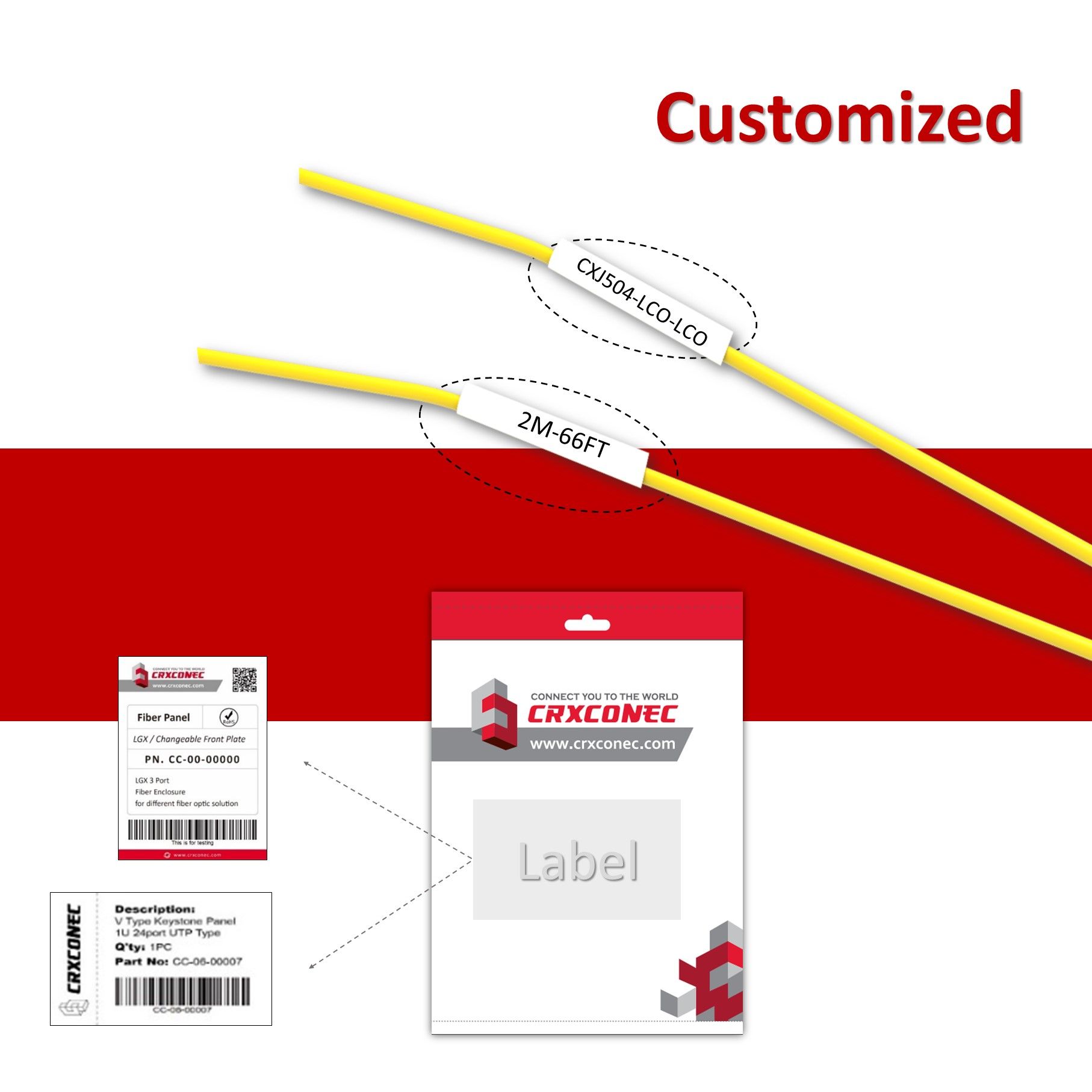 Pre-assembly Bundle LC To LC Optical Breakout Cable | Advanced Fiber ...