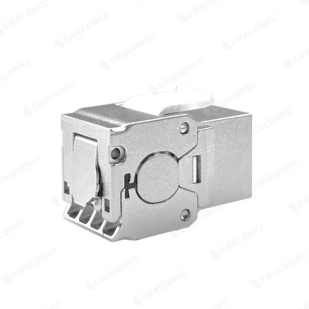 Cat6A STP Multi-Entry RJ45 Keystone Jack with Shutter | Advanced Fiber ...