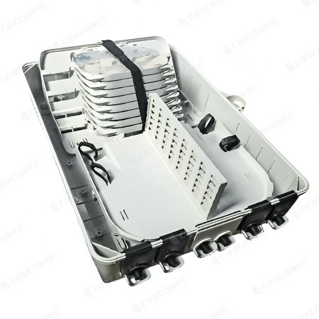 Outdoor Indoor Fiber Distribution Box IP65 FTTH 48 Port | Advanced ...