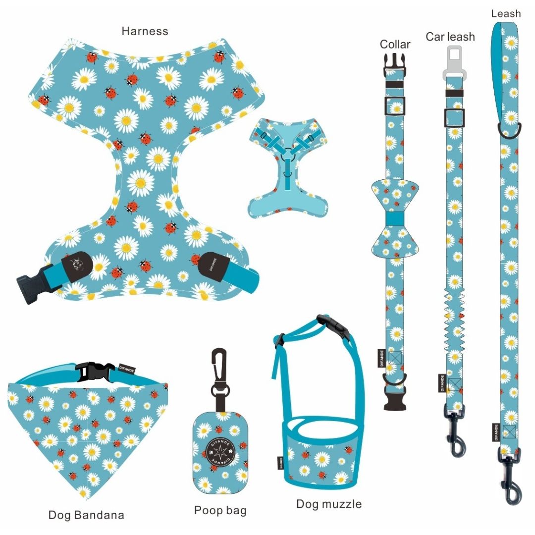 Dog Harness And Leash Set | Embroidered patches manufacturer | Star ...
