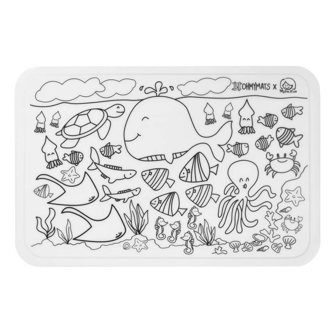 Silicone Coloring Placemat | Embroidered patches manufacturer | Star ...