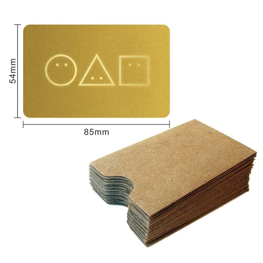 Squid Game Enrolment Business Cards | Embroidered patches manufacturer ...