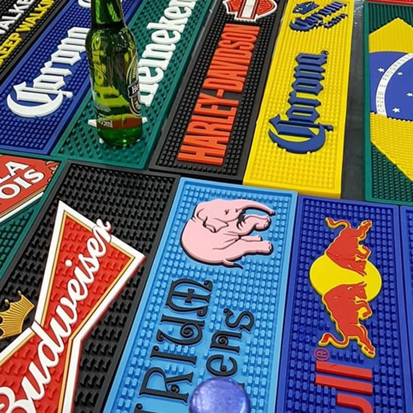 Custom Bar Mat | Embroidered patches manufacturer | Star Lapel Pin