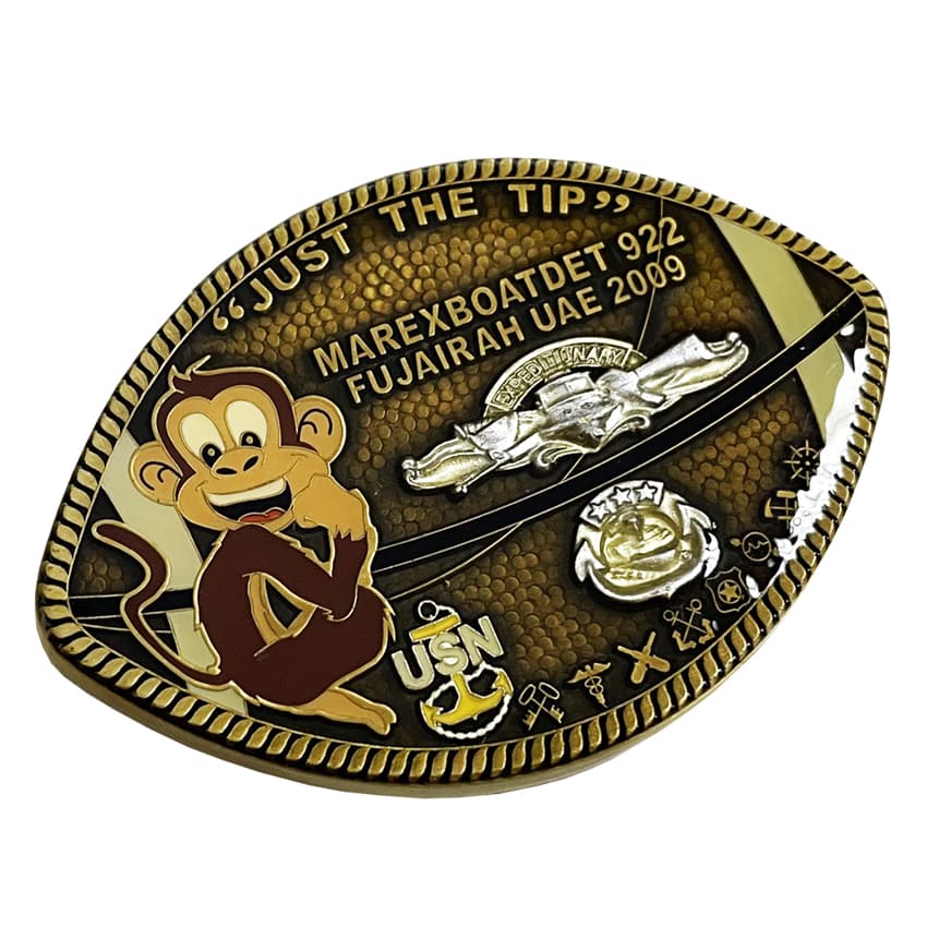 American Football Coin | Embroidered patches manufacturer | Star Lapel Pin