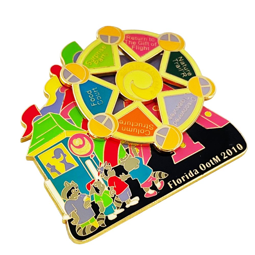 Spinning Enamel Pin | Embroidered patches manufacturer | Star Lapel Pin