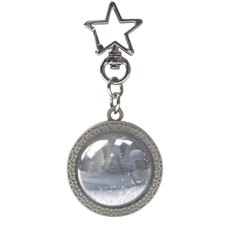 Christmas Snow Globe Keychain | Embroidered patches manufacturer | Star ...