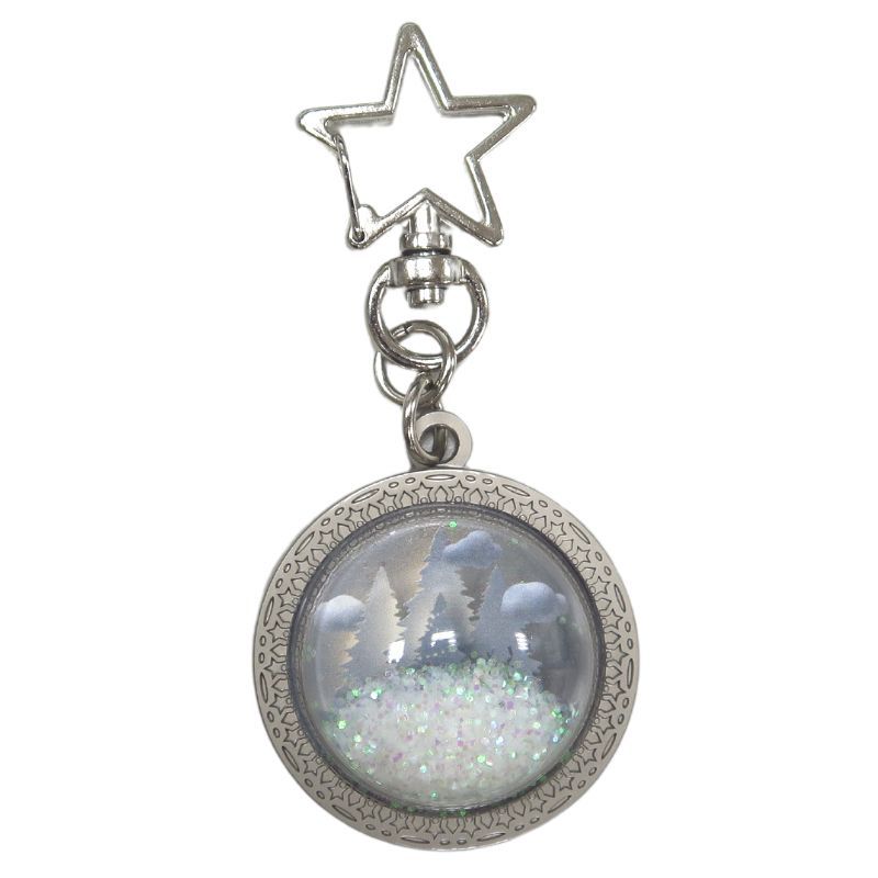Christmas Snow Globe Keychain | Embroidered patches manufacturer | Star ...