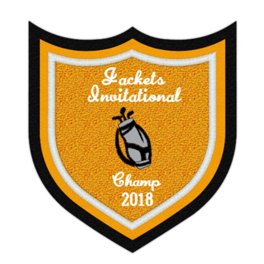 Personalized Golf Patch | Embroidered patches manufacturer | Star Lapel Pin