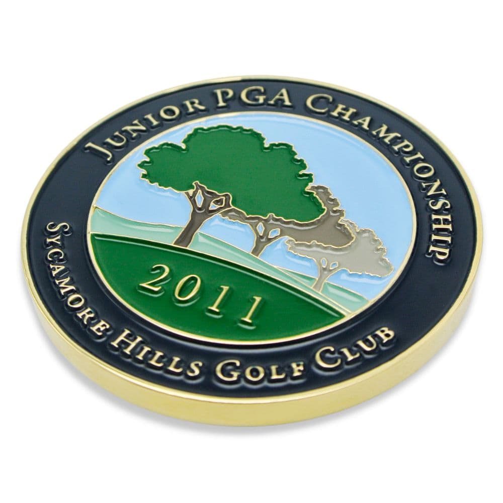 Junior PGA Championship Golf Coins | Embroidered patches manufacturer ...