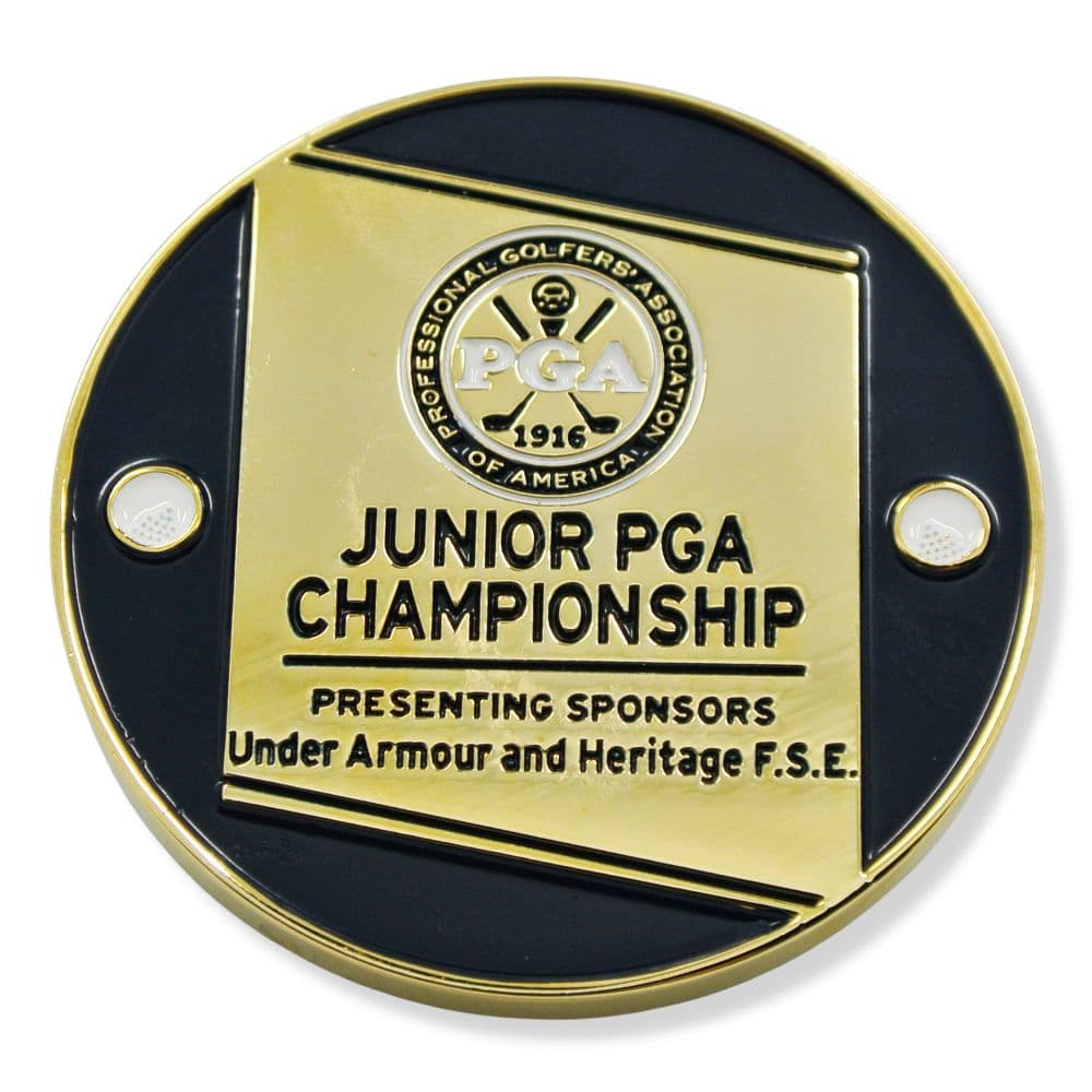 Junior PGA Championship Golf Coins | Embroidered patches manufacturer ...