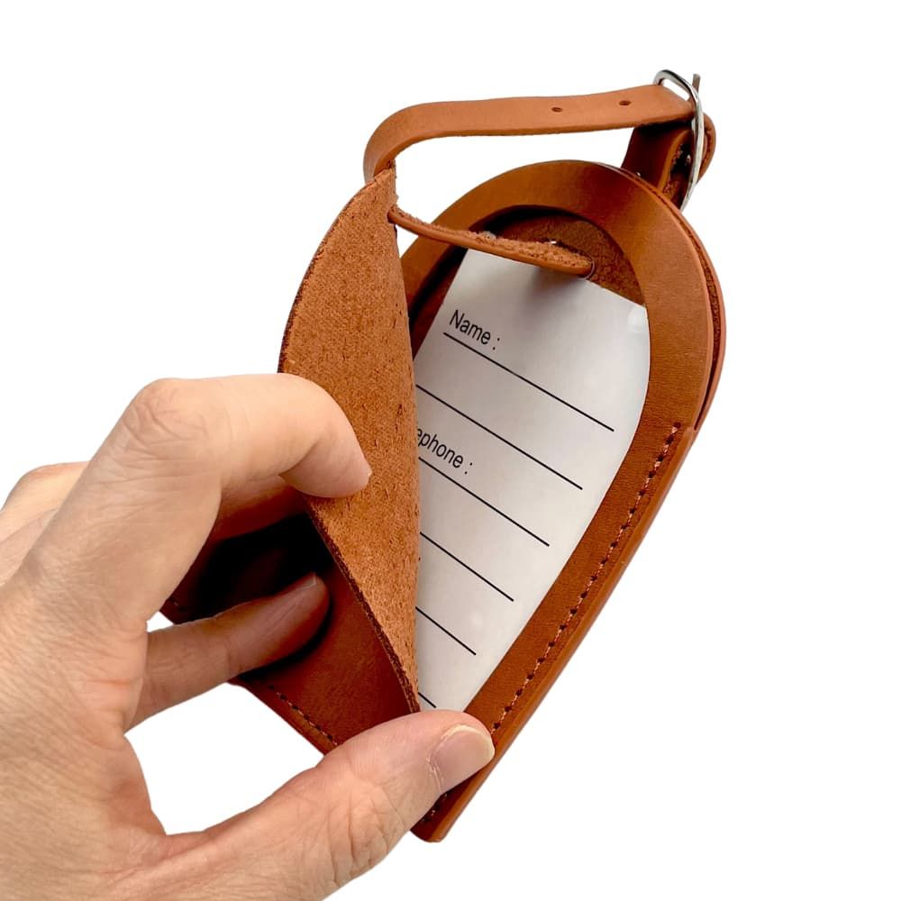 Promotional Leather Travel Tags | Embroidered patches manufacturer ...