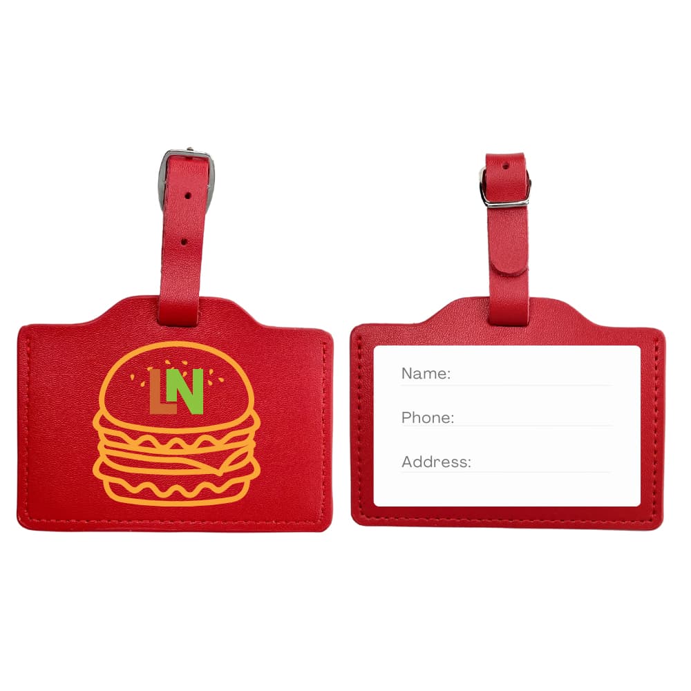 Promotional Leather Travel Tags | Embroidered patches manufacturer ...
