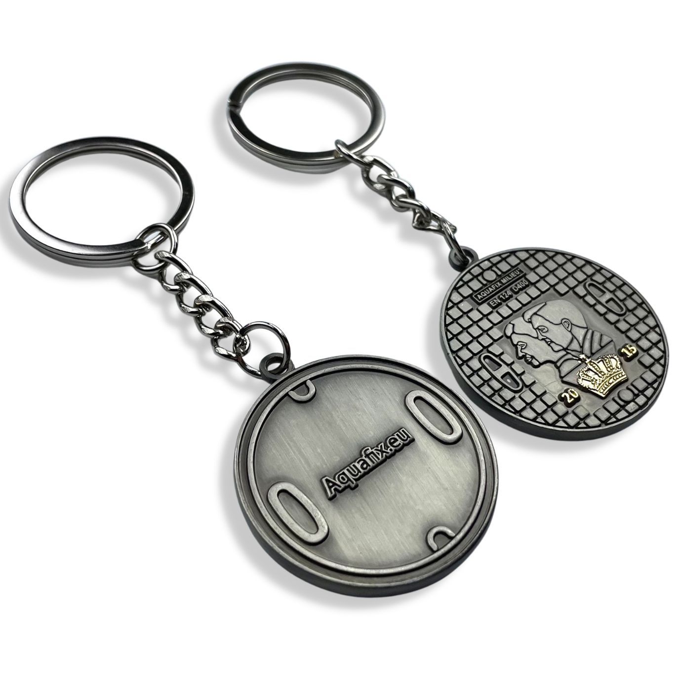 Business Antique Silver Keychains | Embroidered patches manufacturer ...
