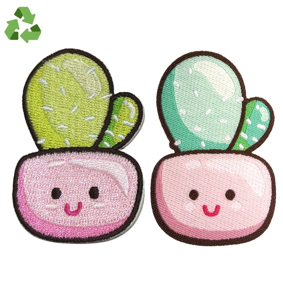 100% Recycled Polyester Threads For Custom Iron On Patches ...