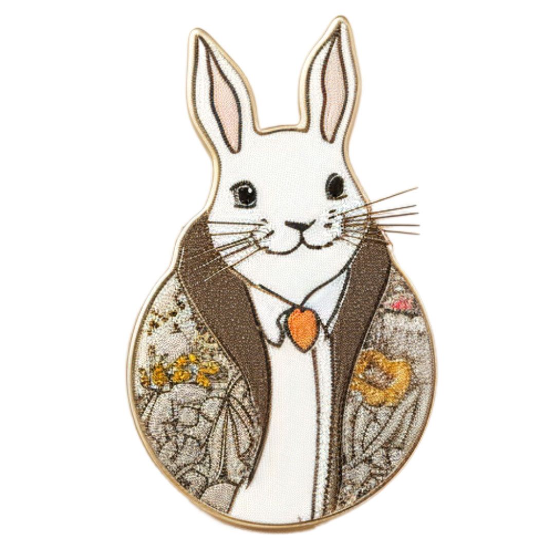 Soft Enamel Bunny Badges | Embroidered patches manufacturer | Star ...