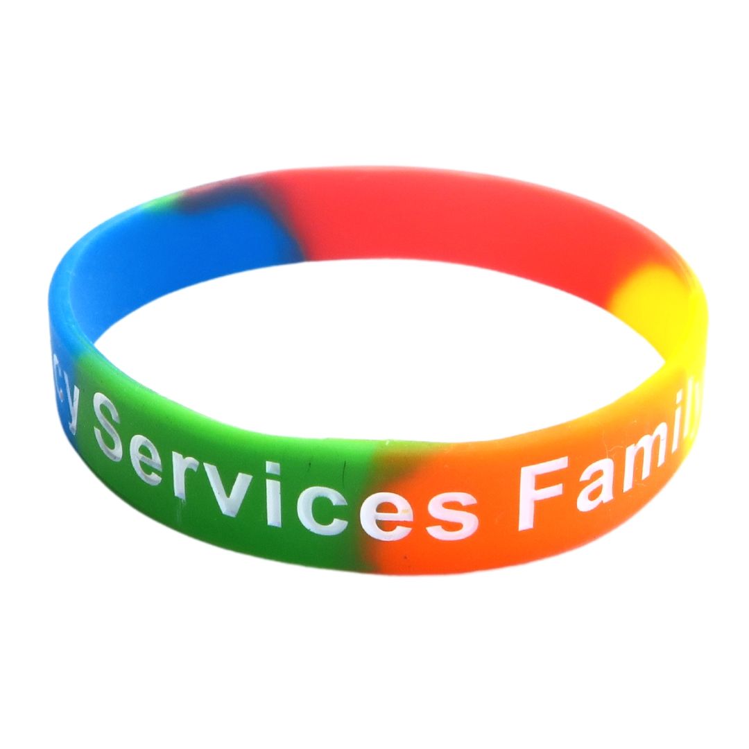 Colorful Rubber Band Bracelet | Embroidered patches manufacturer | Star ...