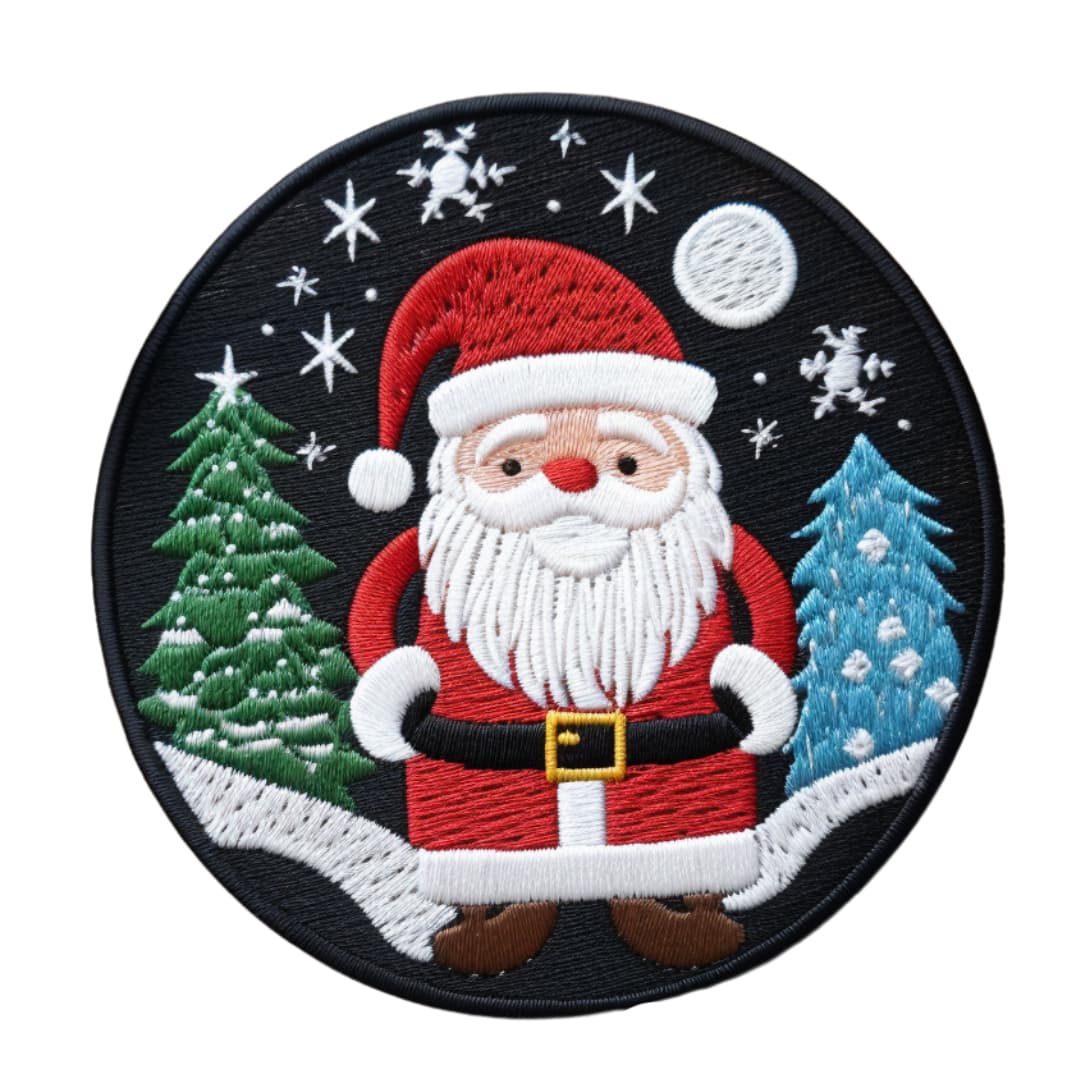 Christmas Patches And Appliques Embroidered Patches Manufacturer
