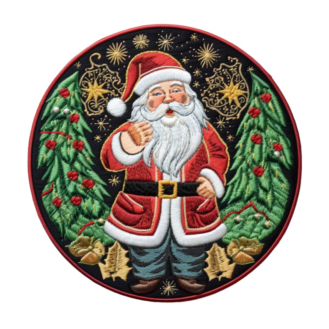 Christmas Patches and Appliques | Embroidered patches manufacturer ...
