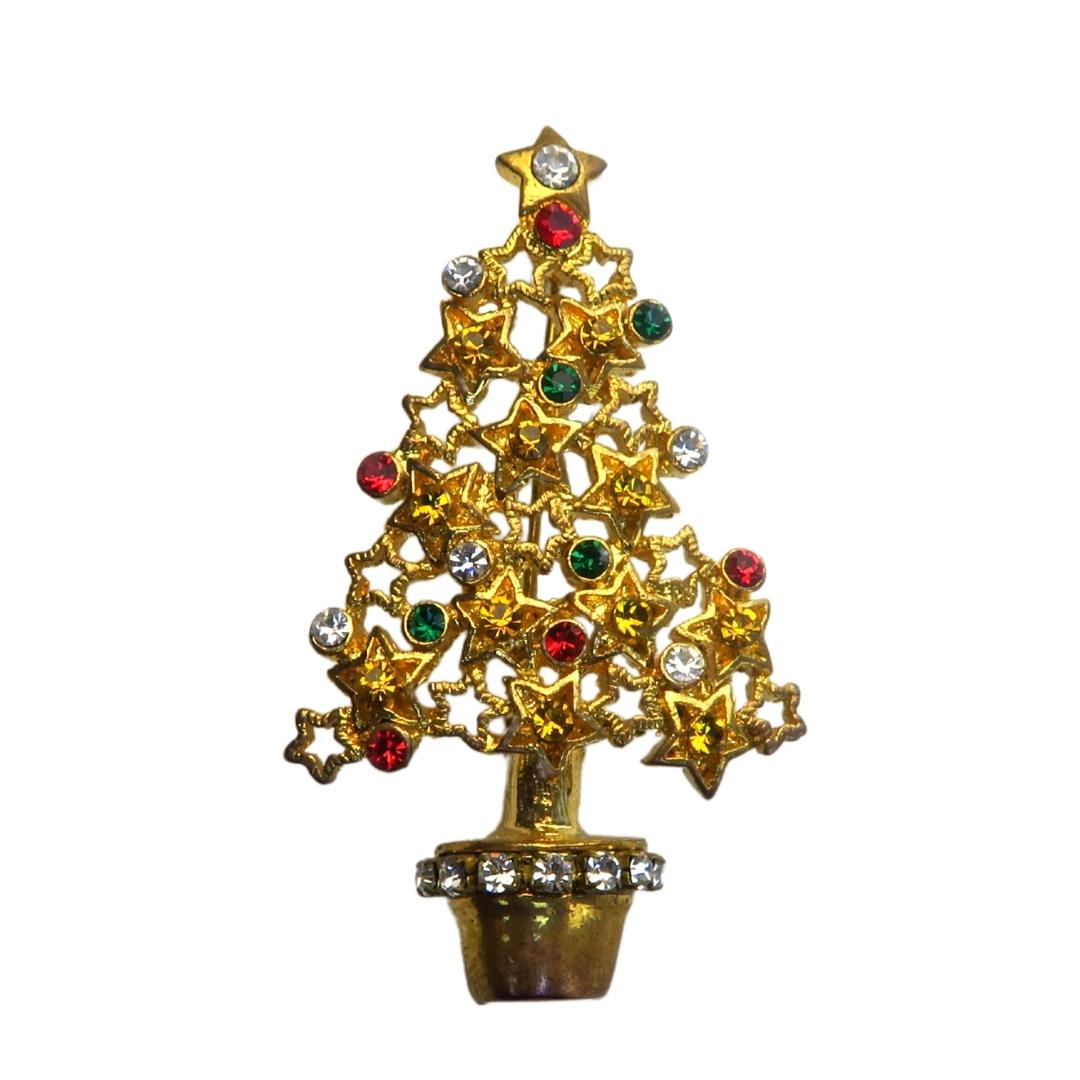 Custom Christmas Brooch | Embroidered patches manufacturer | Star Lapel Pin