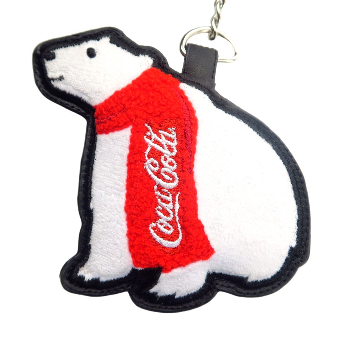 Custom Leather Keychain With Chenille Embroidery | Embroidered patches ...