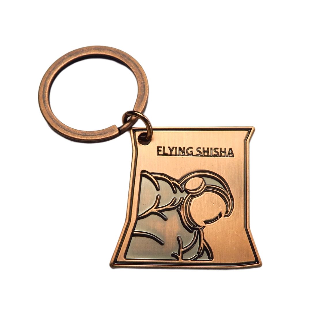 No Color Filled Metal Stamped Keychain | Embroidered patches ...