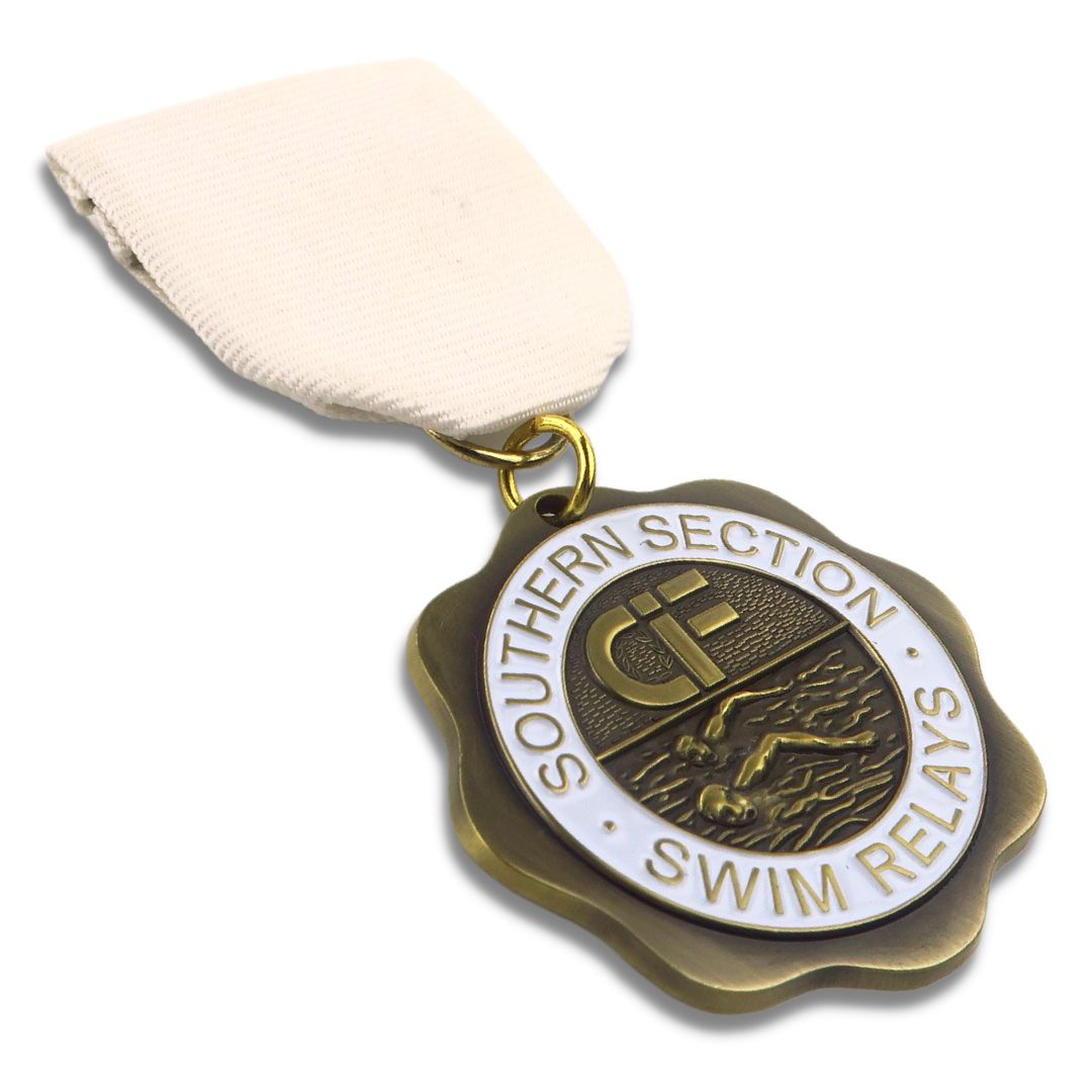 Custom Medal of CIF Southern Section Swim Relays | Embroidered patches ...