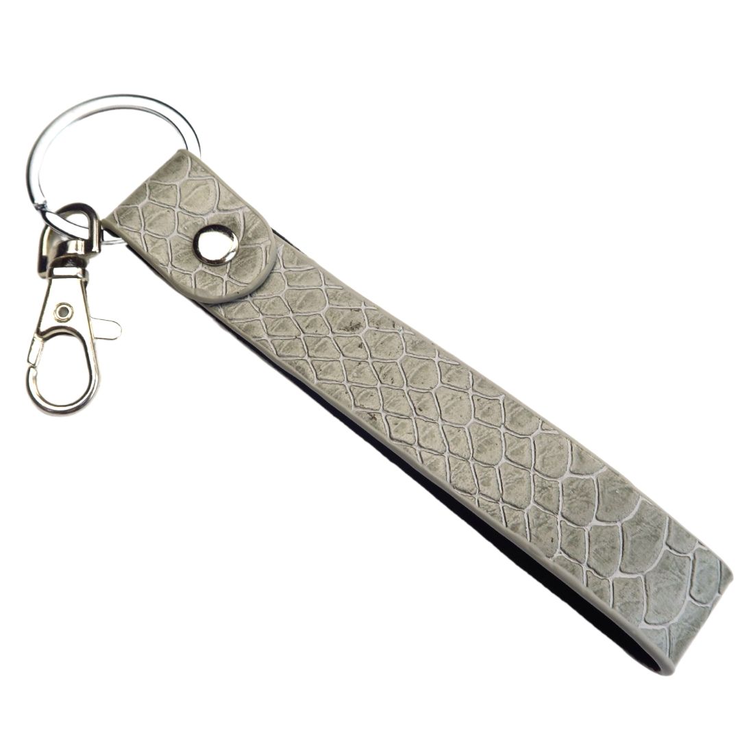 Animal Pattern Leather Strap Keychain | Embroidered patches ...
